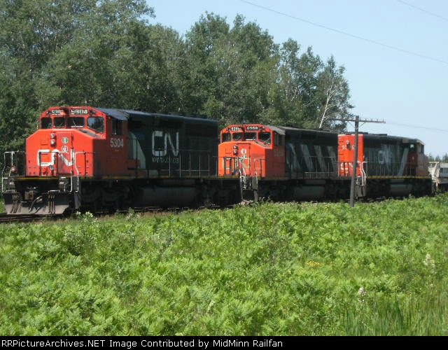 CN SD40-2W Trio